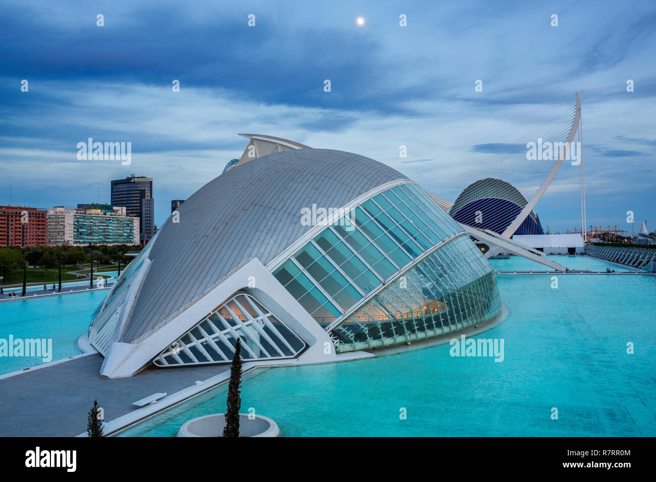 Hemisferic, Felipe Science Museum and Agora. City of Arts and Sciences ...
