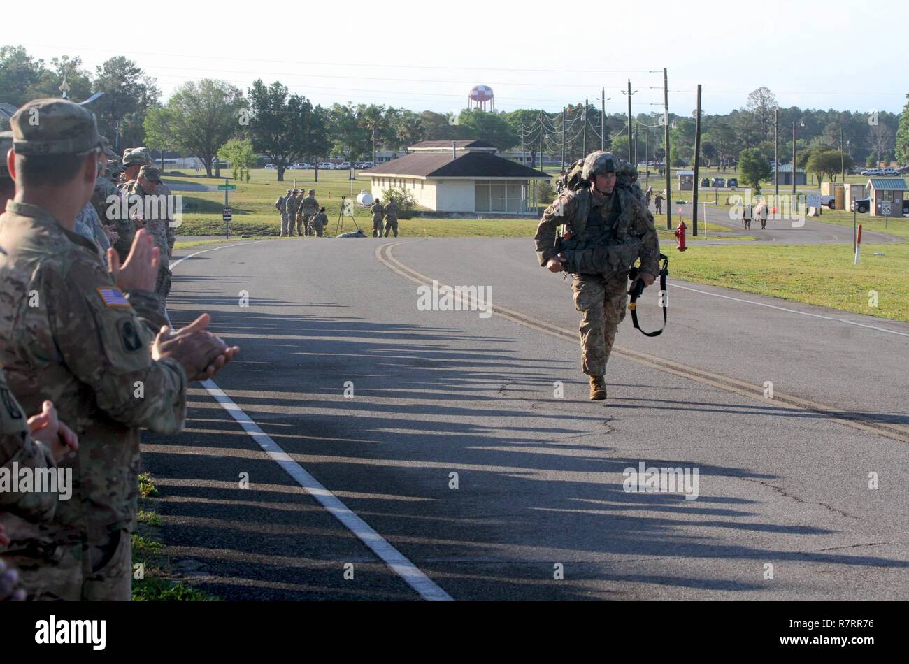 A U.S. Army National Guard Captain from the 2nd Battalion, 124th ...