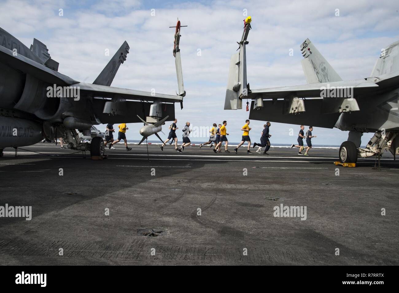 ATLANTIC OCEAN (April 3, 2017) Chief and 1st Class Petty Officers ...