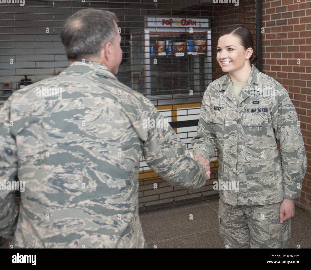 Air Force Chief of Staff Gen. David L. Goldfein coins 2nd Lt. Meredith ...