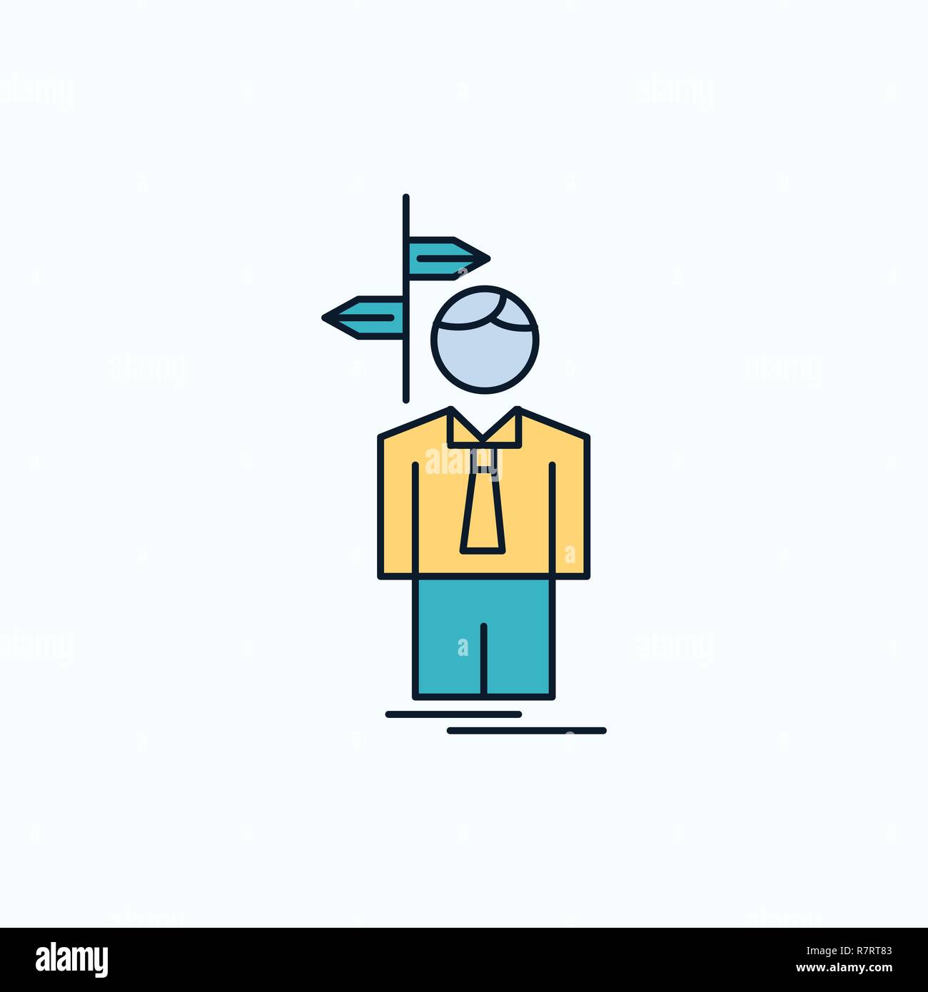 Arrow sign strategy symbol signpost Stock Vector Images - Alamy