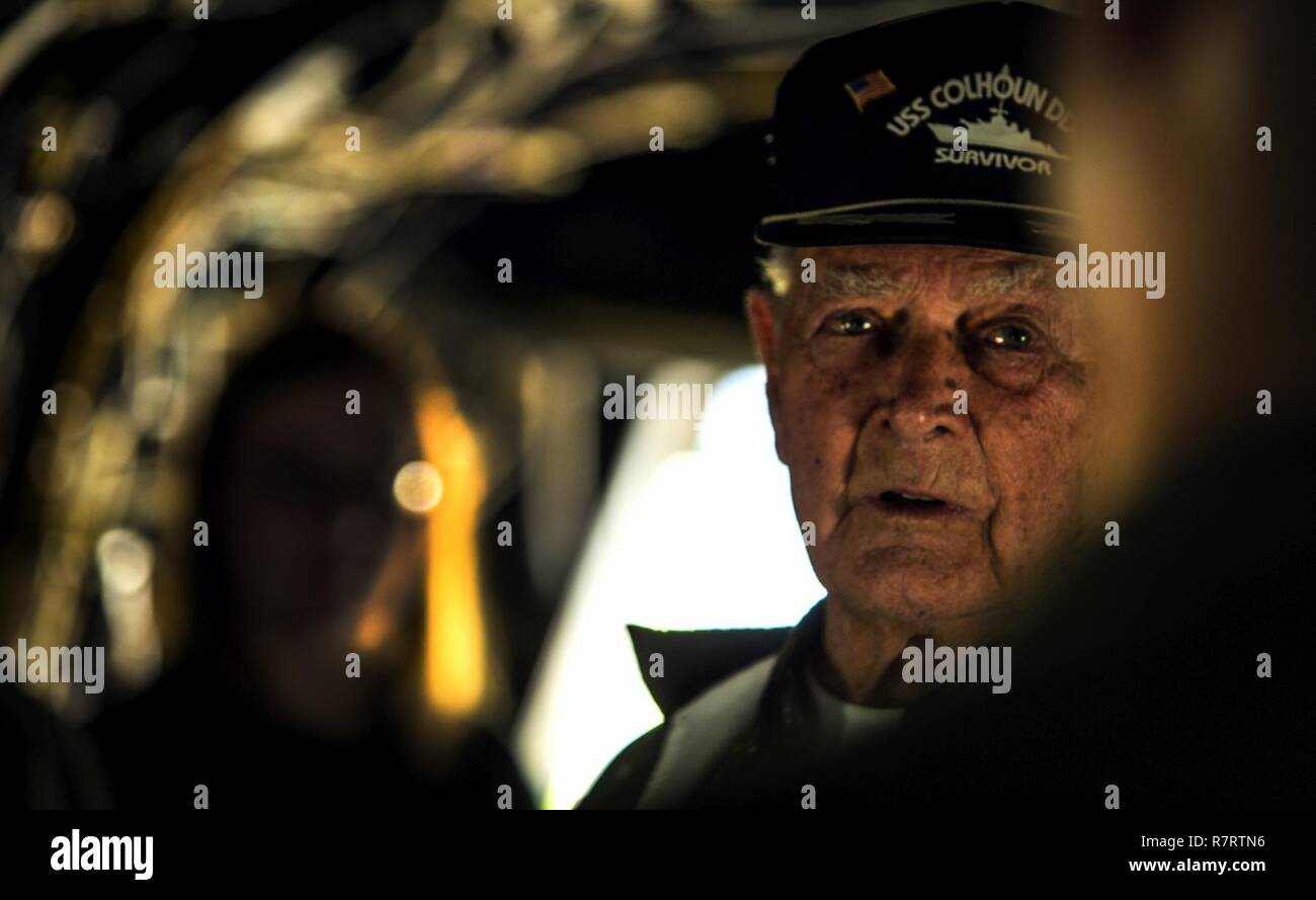 Don Irwin, a U.S. Navy veteran of World War II and San Jose, California ...