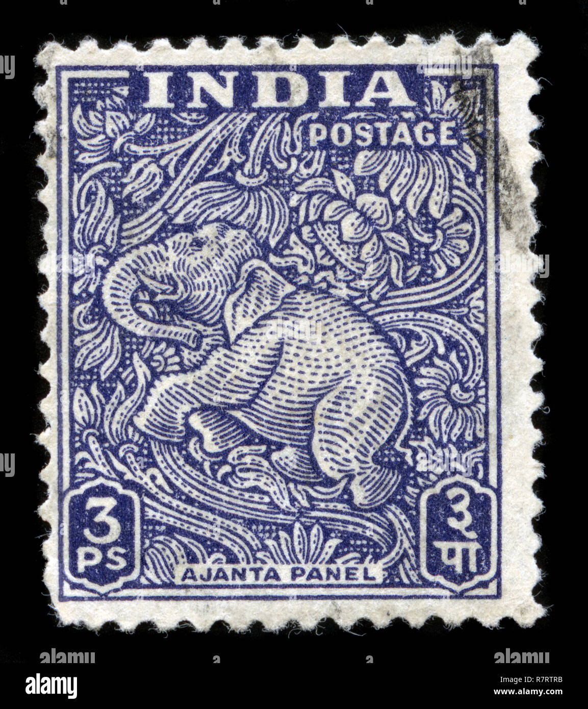 Postage stamp from India in the Monuments and Temples (1949-52) series ...