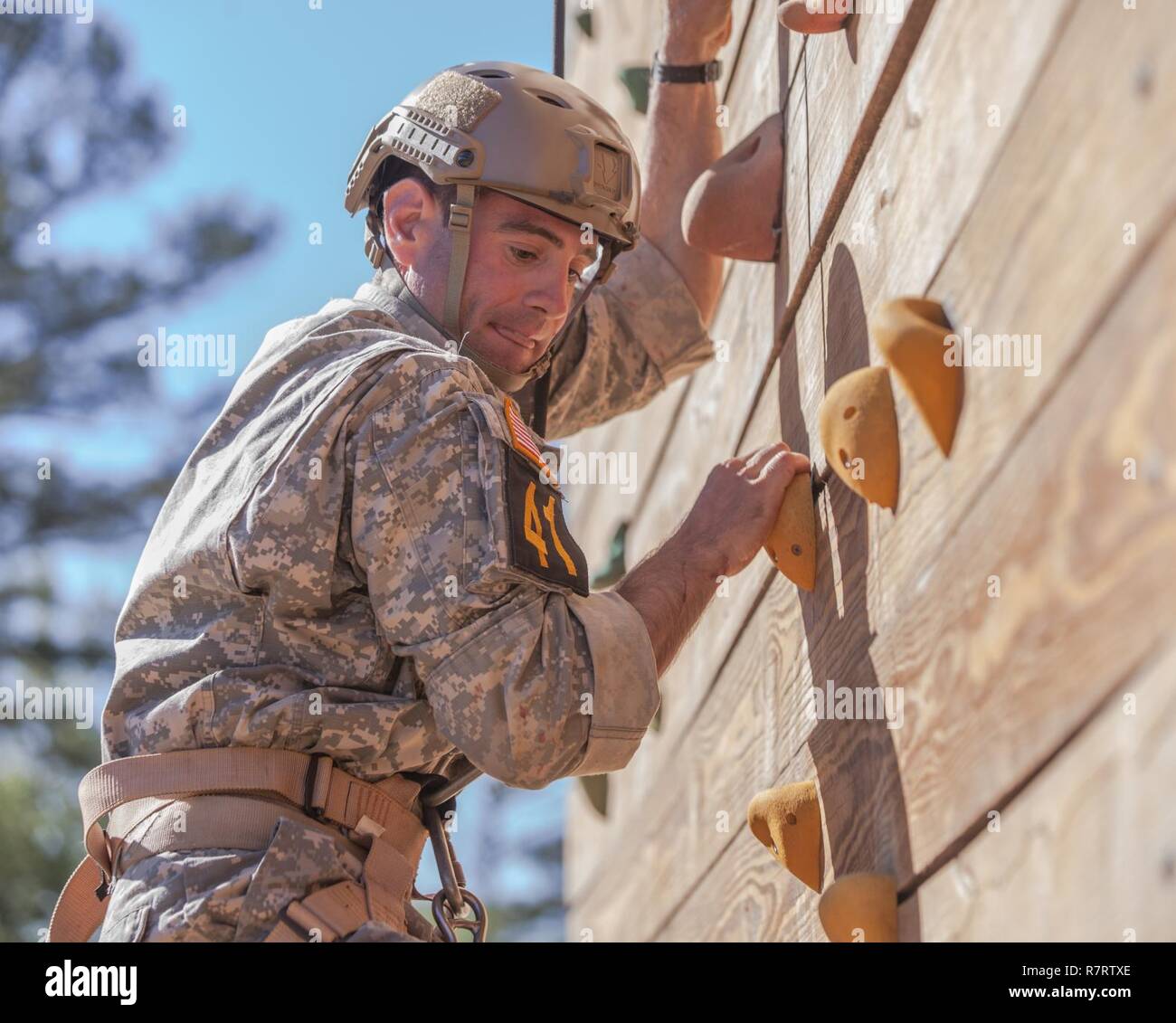U.S. Army Ranger Capt. Travis Griffin, assigned to the 199th Maneuver ...