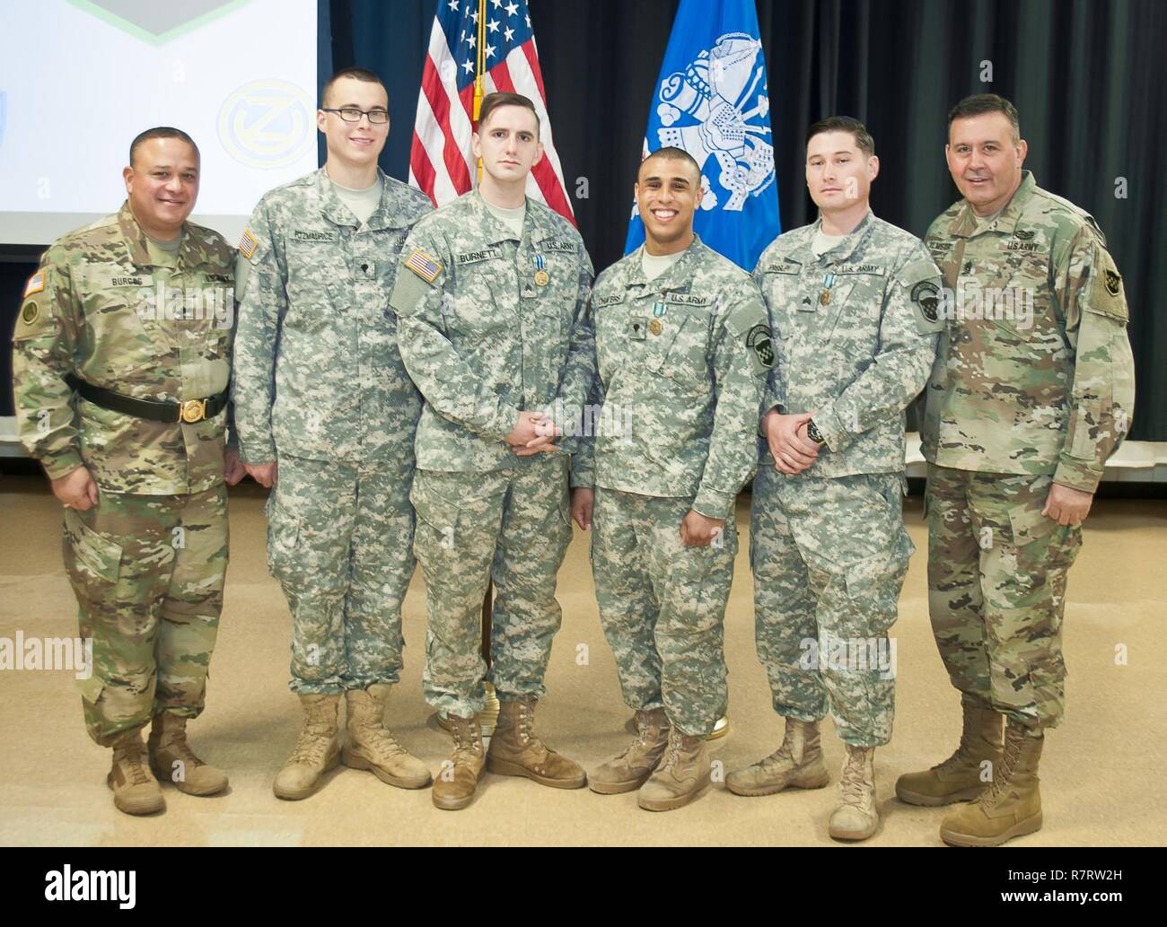 Soldier-competitors from the 99th Regional Support Command pose with ...