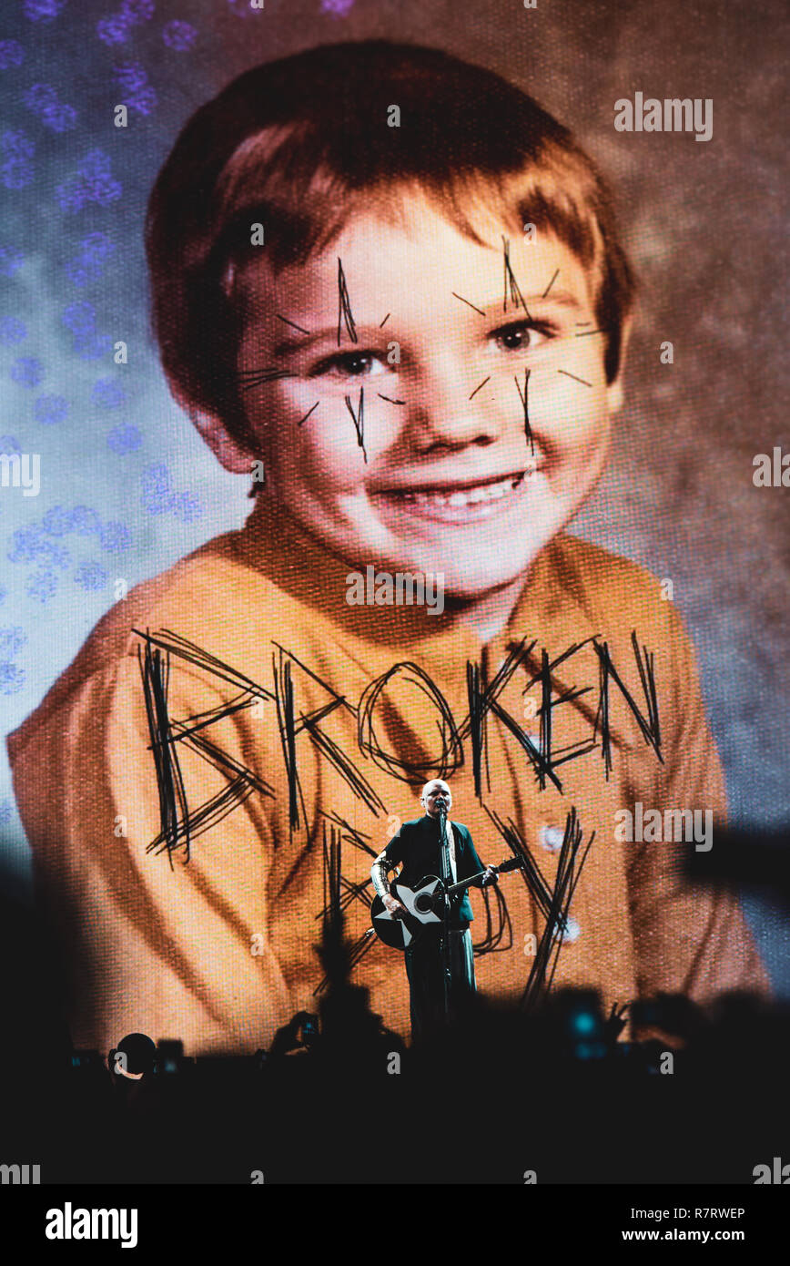 Billy Corgan, singer and founder of The American rock band The Smashing ...