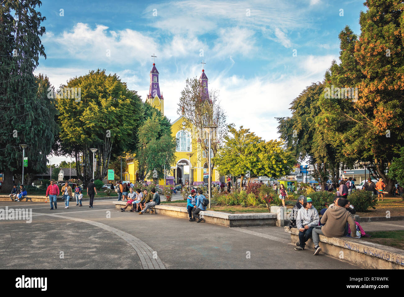 Castro Chile Church Stock Photos & Castro Chile Church Stock Images - Alamy