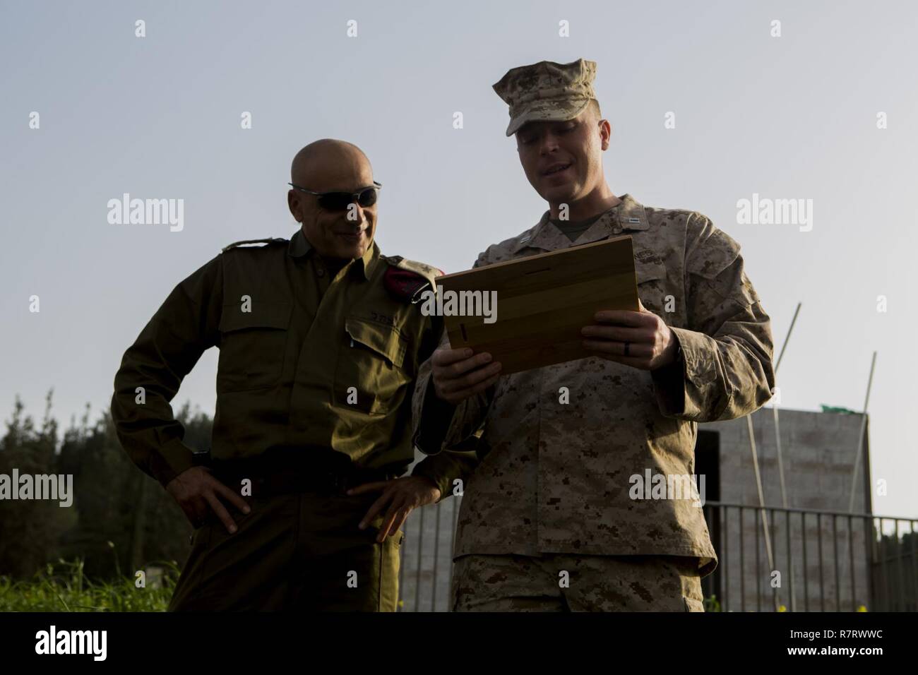 U.S. Marine Capt. Mark Edgar, the company commander of Marine ...