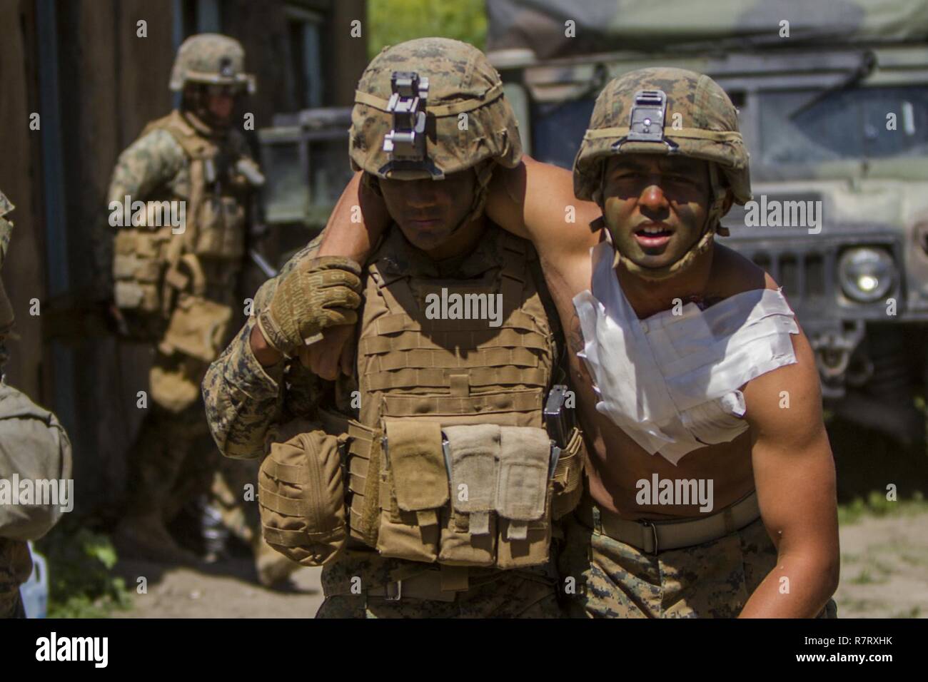Combat readiness evaluation mccre training evaluation hi-res stock ...
