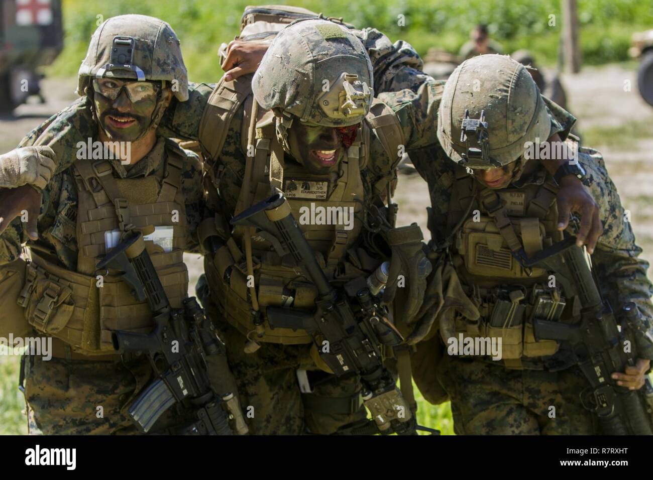 Combat readiness evaluation mccre training evaluation hi-res stock ...