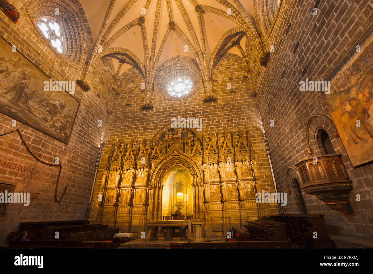 Chapel of the Holy Chalice or the Holy Grial. Santa Maria de Valencia ...