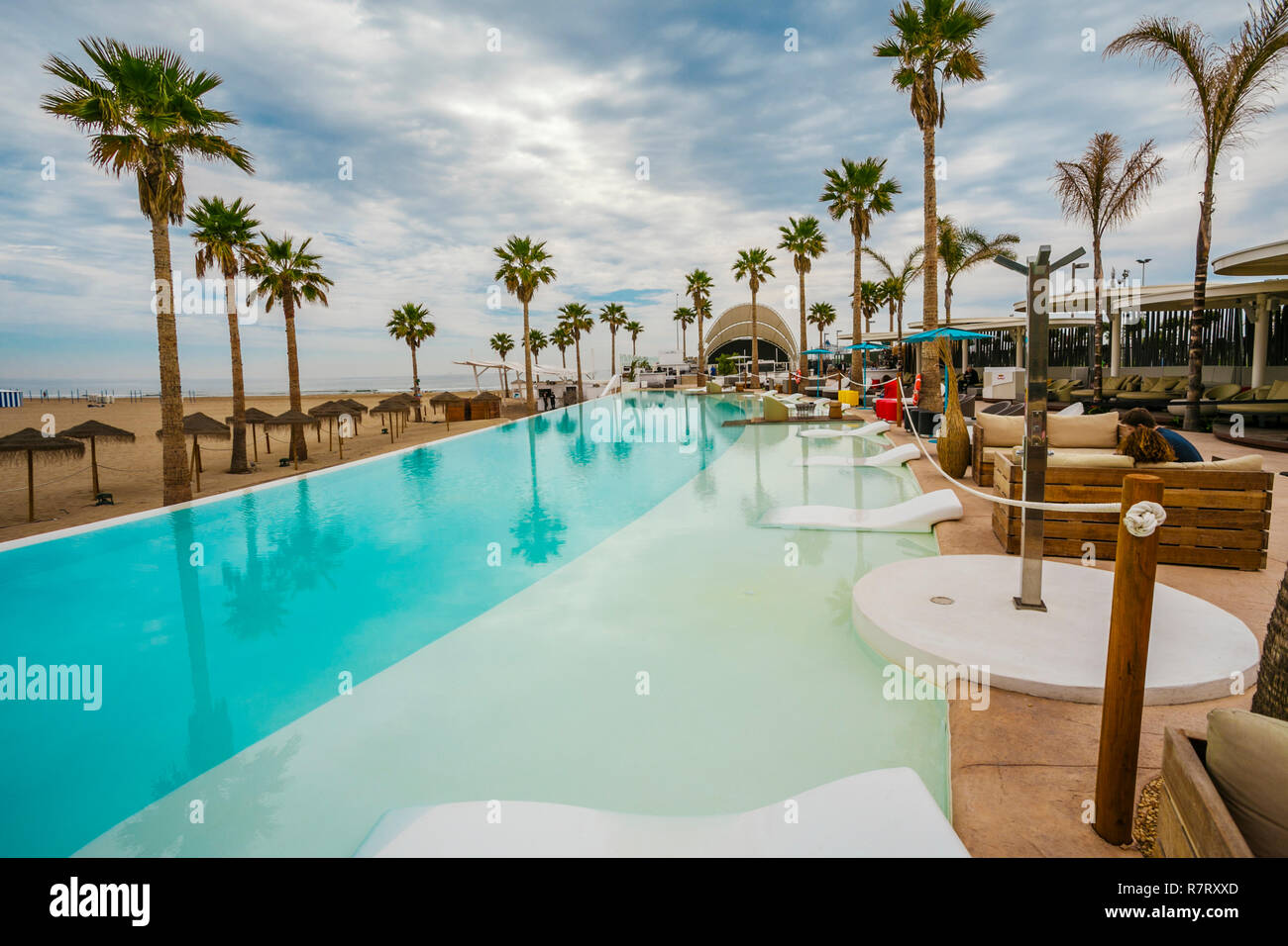 Marina Beach Club. Valencia. Comunidad Valencia. Spain. Europe Stock ...