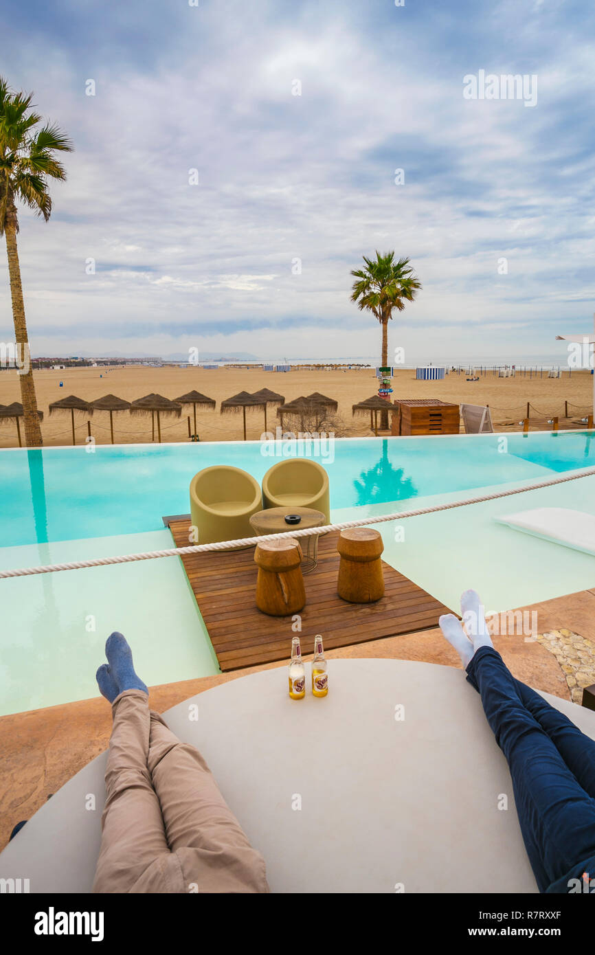 Marina Beach Club. Valencia. Comunidad Valencia. Spain. Europe Stock ...