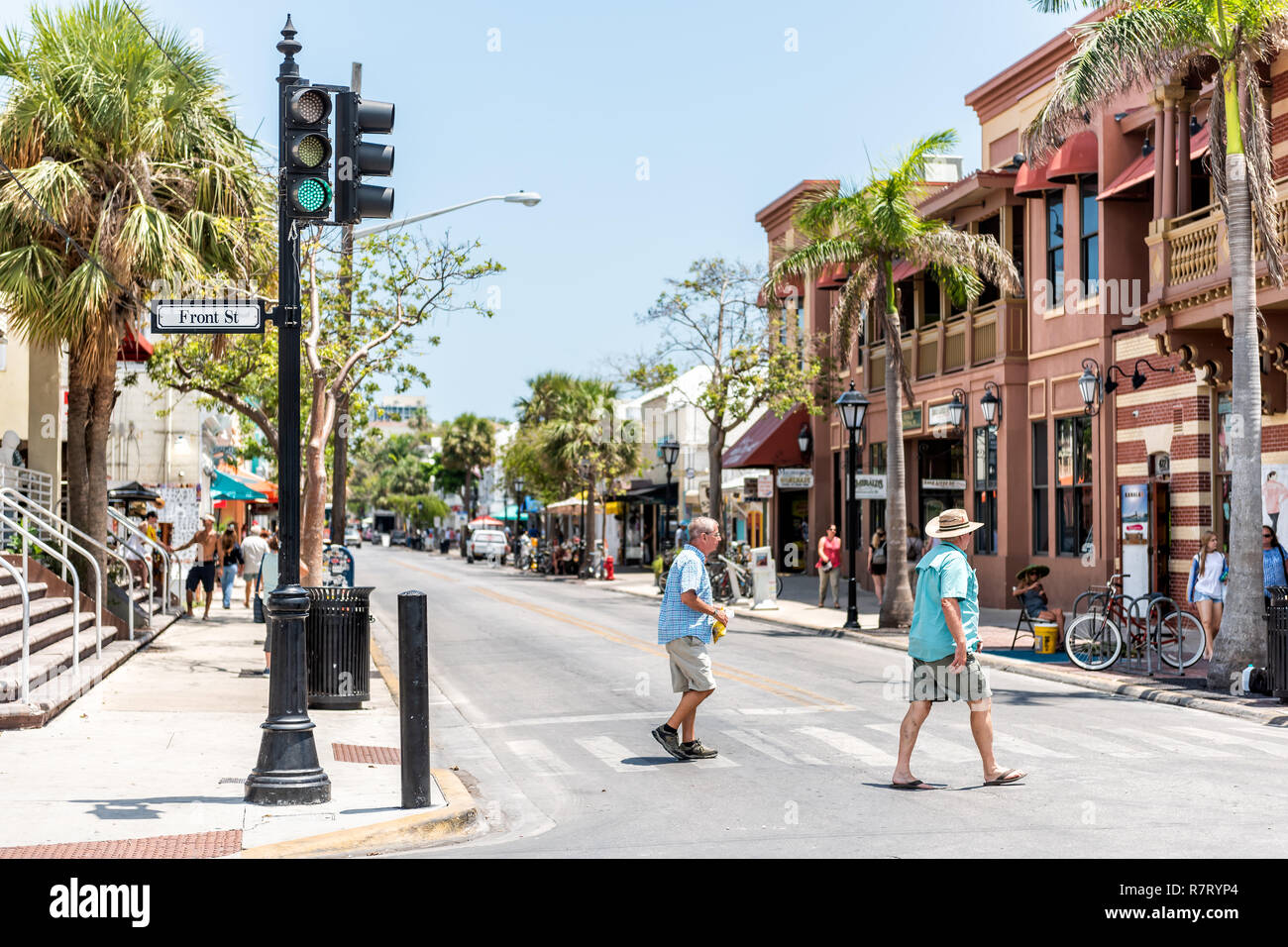 Front Street Key West Florida High Resolution Stock Photography and ...