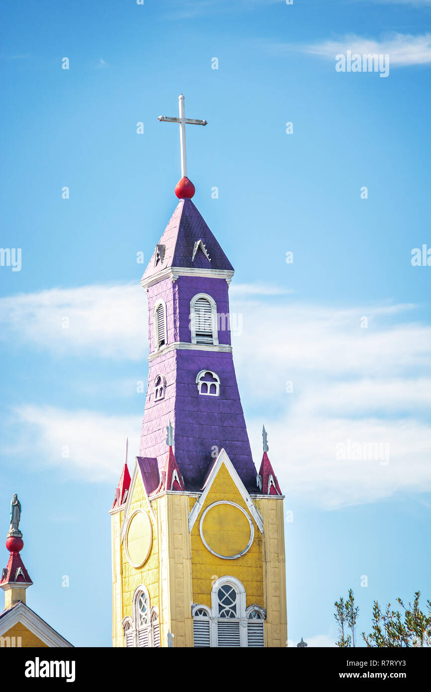 Castro chile church hi-res stock photography and images - Alamy
