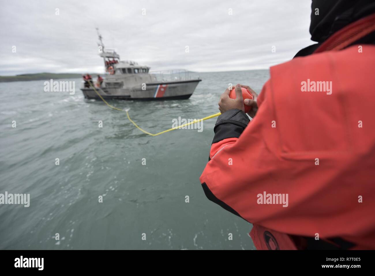 Seaman Apprentice Matthew Biera, a crew member at Coast Guard Station ...