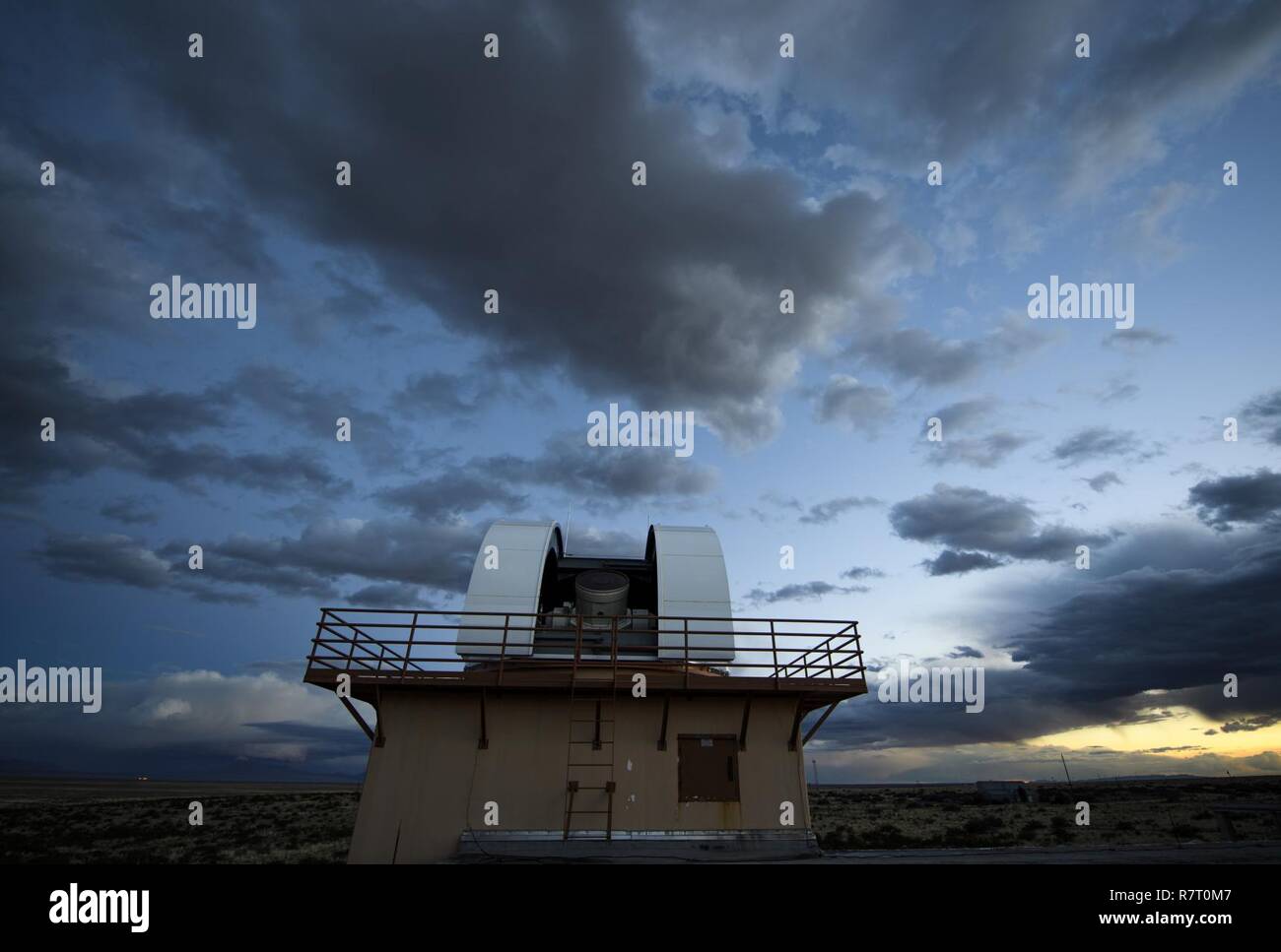 Clouds pass by a ground-based electro-optical deep-space surveillance ...