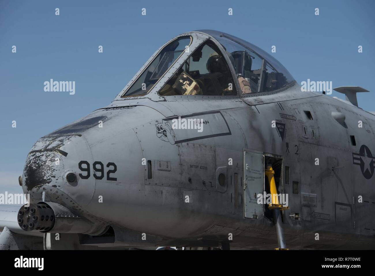 A U.S. Air Force pilot with the 354th Expeditionary Fighter Squadron ...