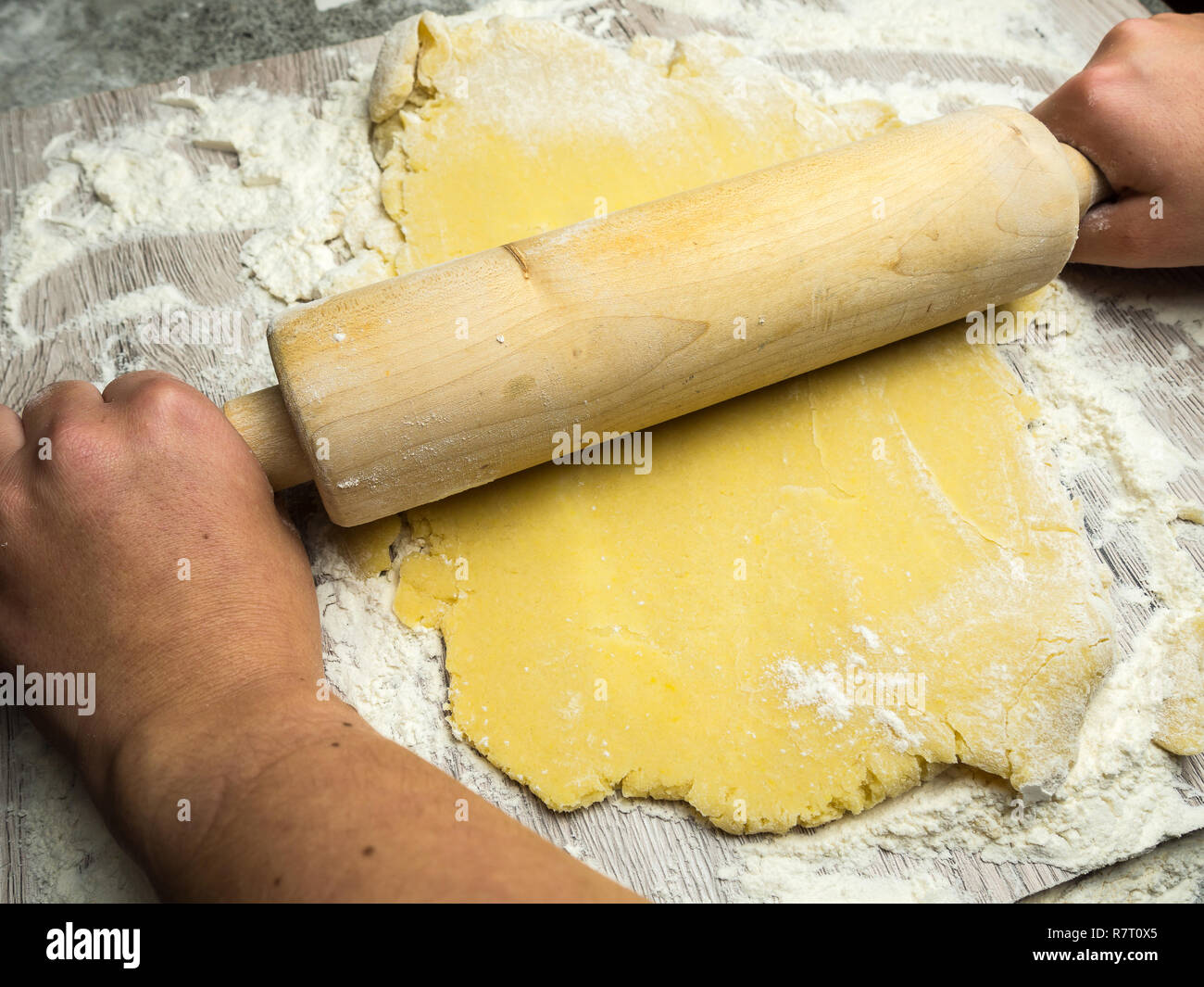 roll out the dough Stock Photo - Alamy