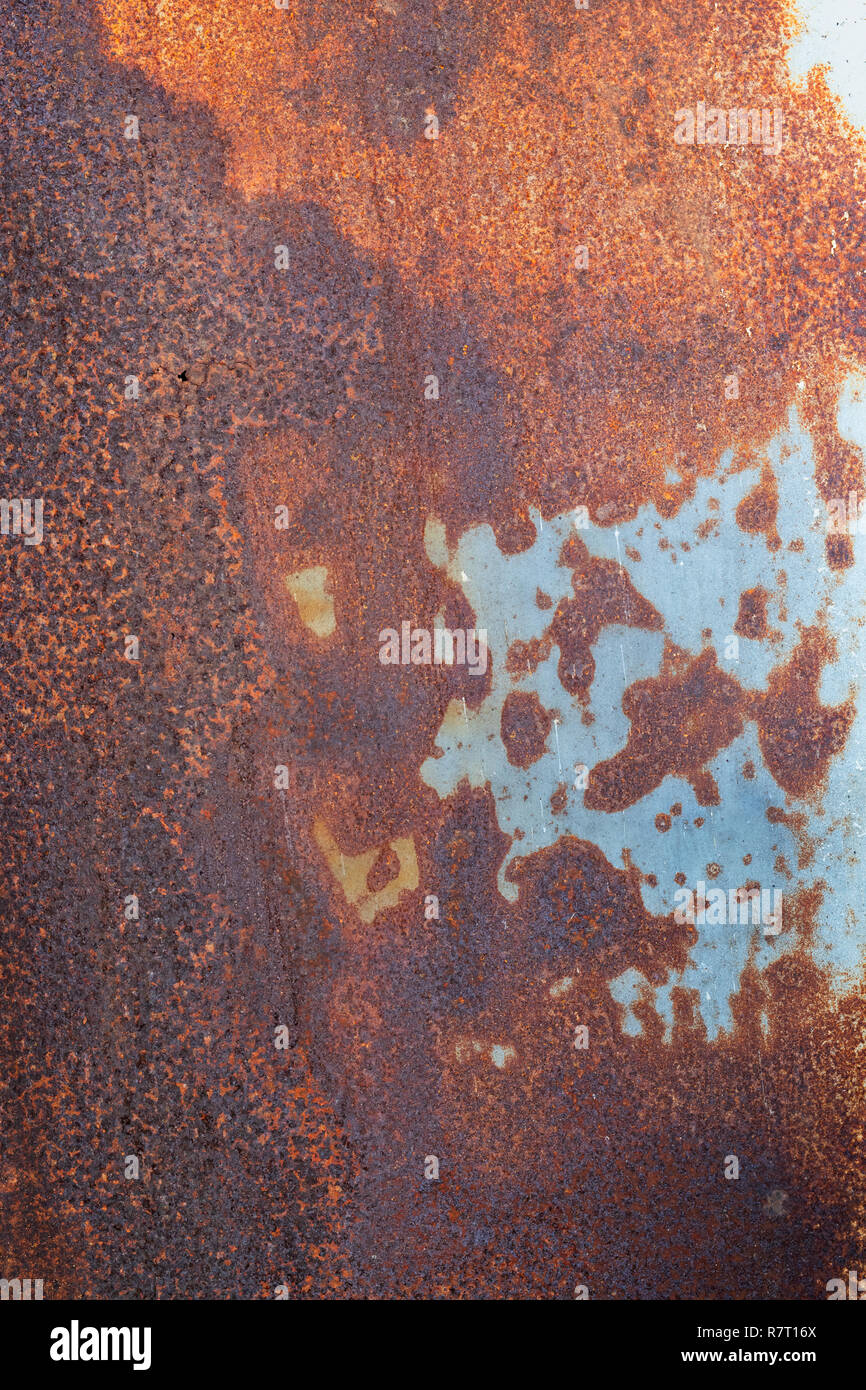 Rust pattern on sheet steel Stock Photo - Alamy