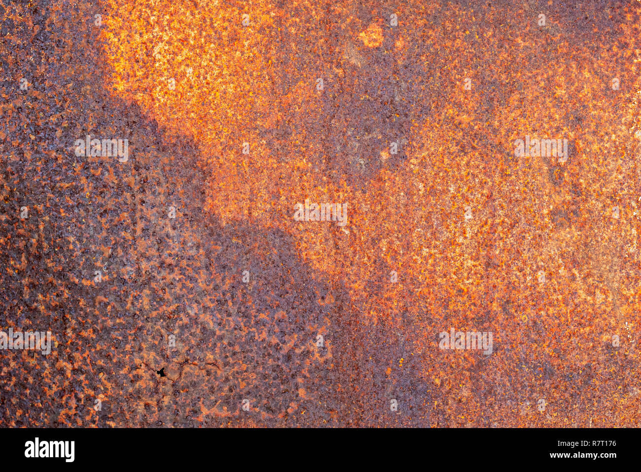 Rust pattern on sheet steel Stock Photo - Alamy