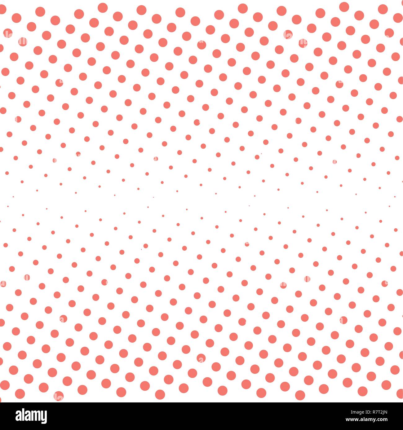 Light vector design with halftone effect in Living Coral color and room ...