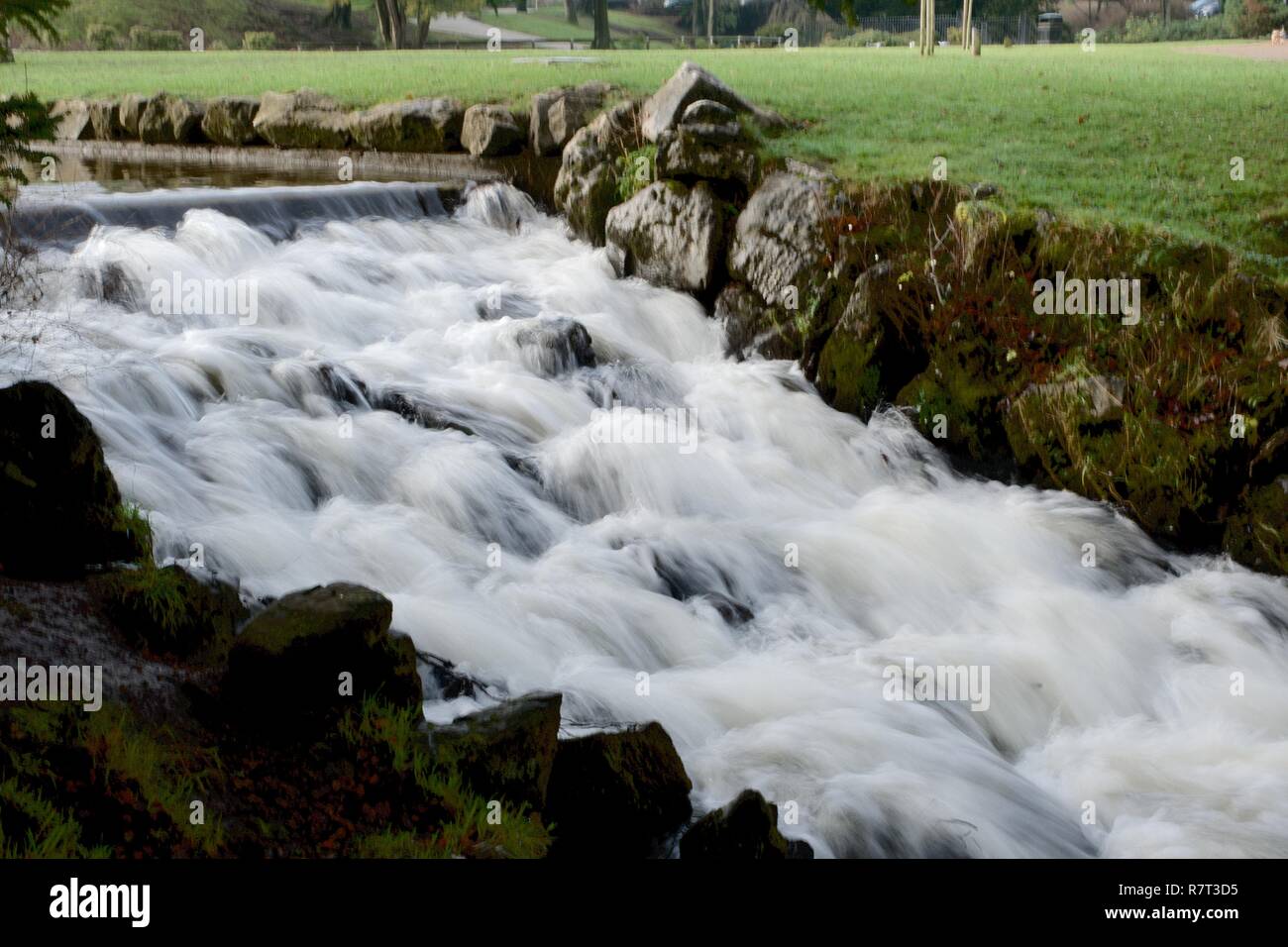 Fast flowing stream in hi-res stock photography and images - Alamy
