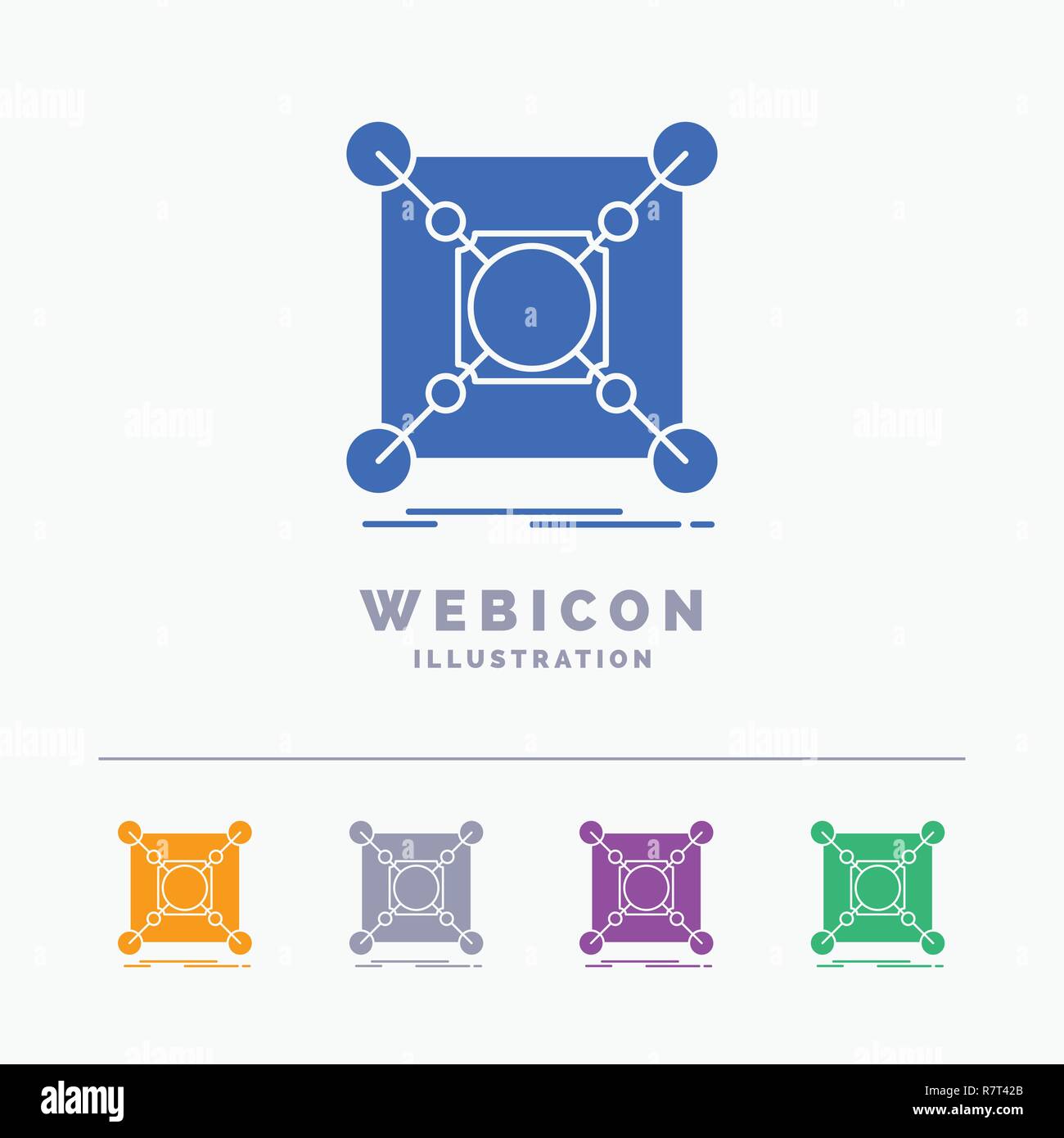 White wifi router modem on Stock Vector Images - Alamy