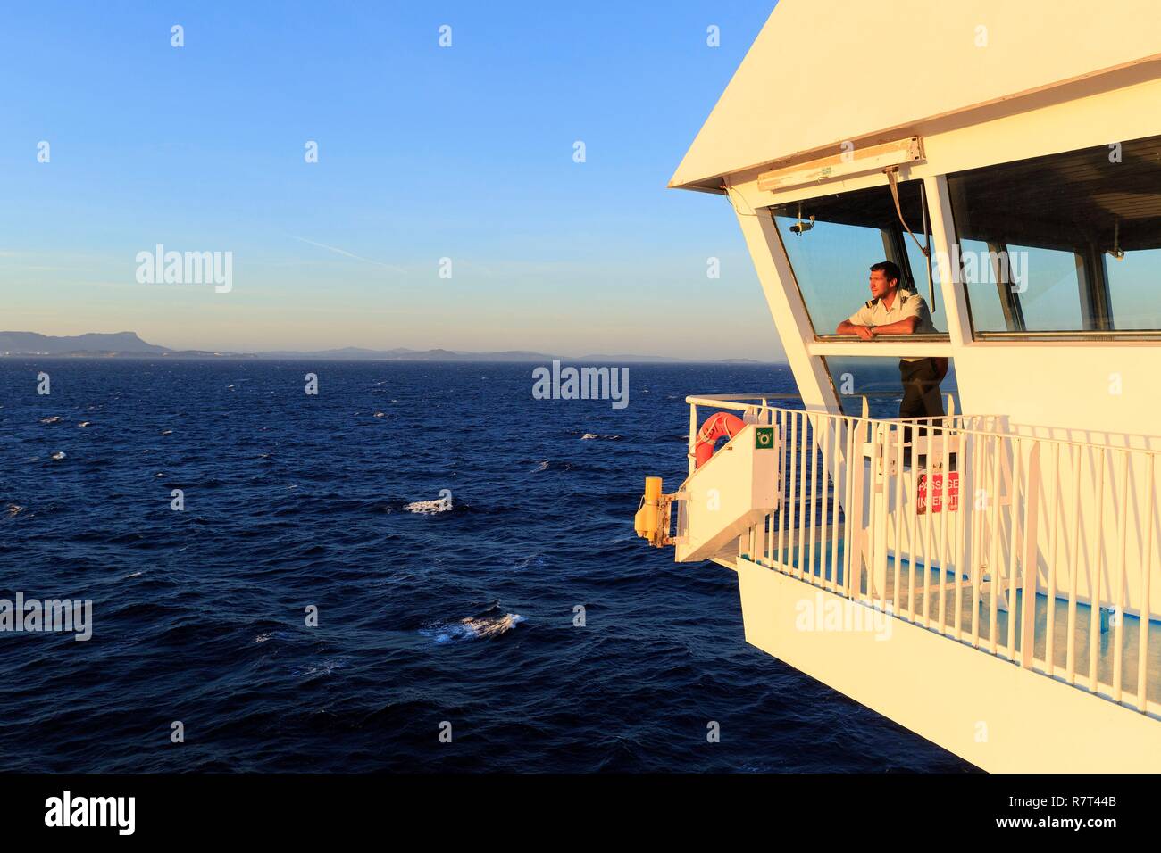 France, Bouches du Rhone, La Meridionale boat, Le Kalliste off ...