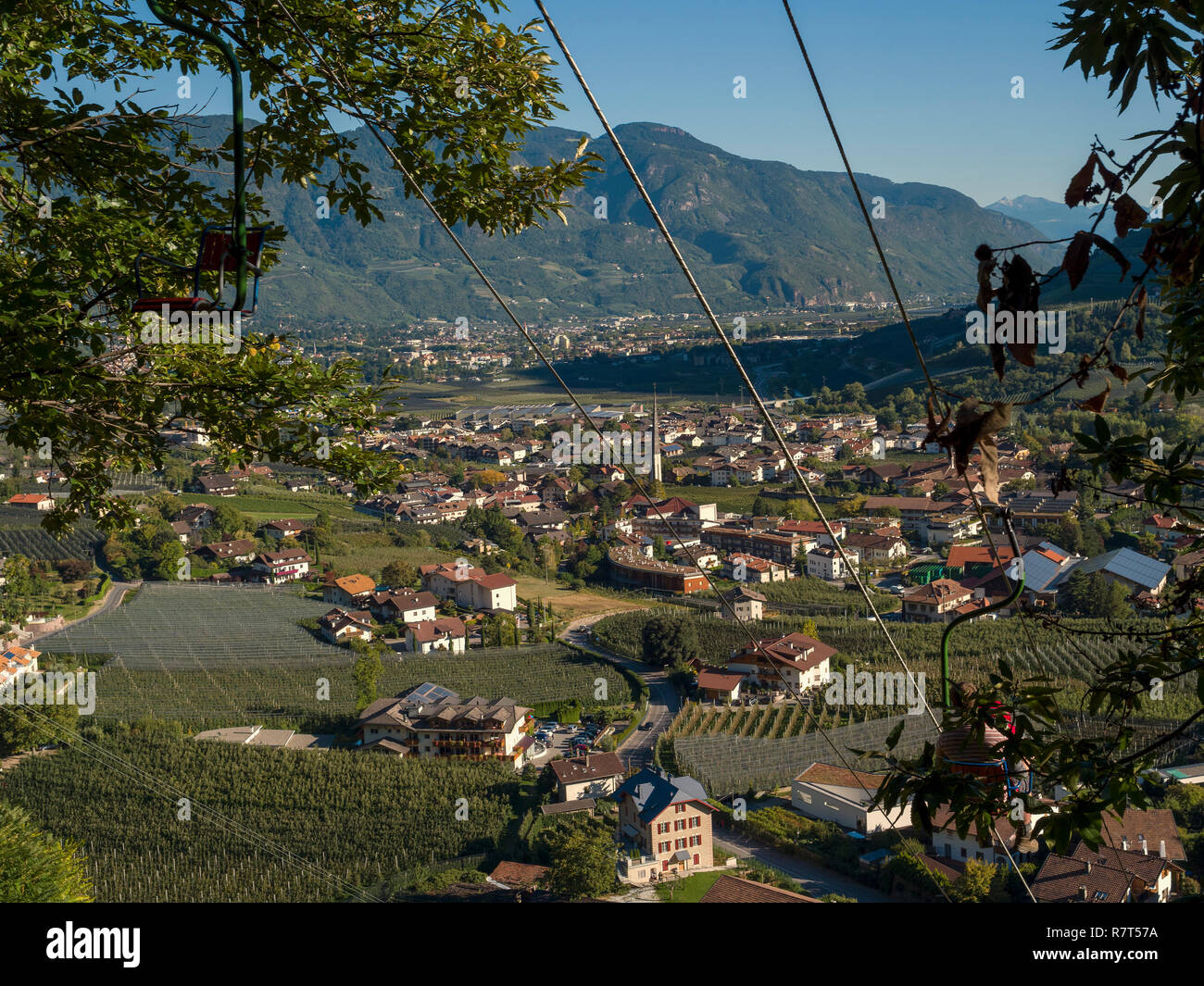 hiking trail Algunder Waalweg, Lagundo village near Merano, Region ...
