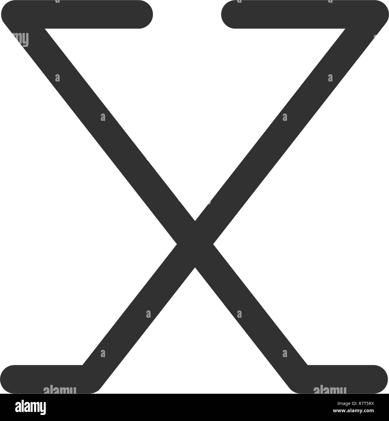 X symbol hi-res stock photography and images - Alamy