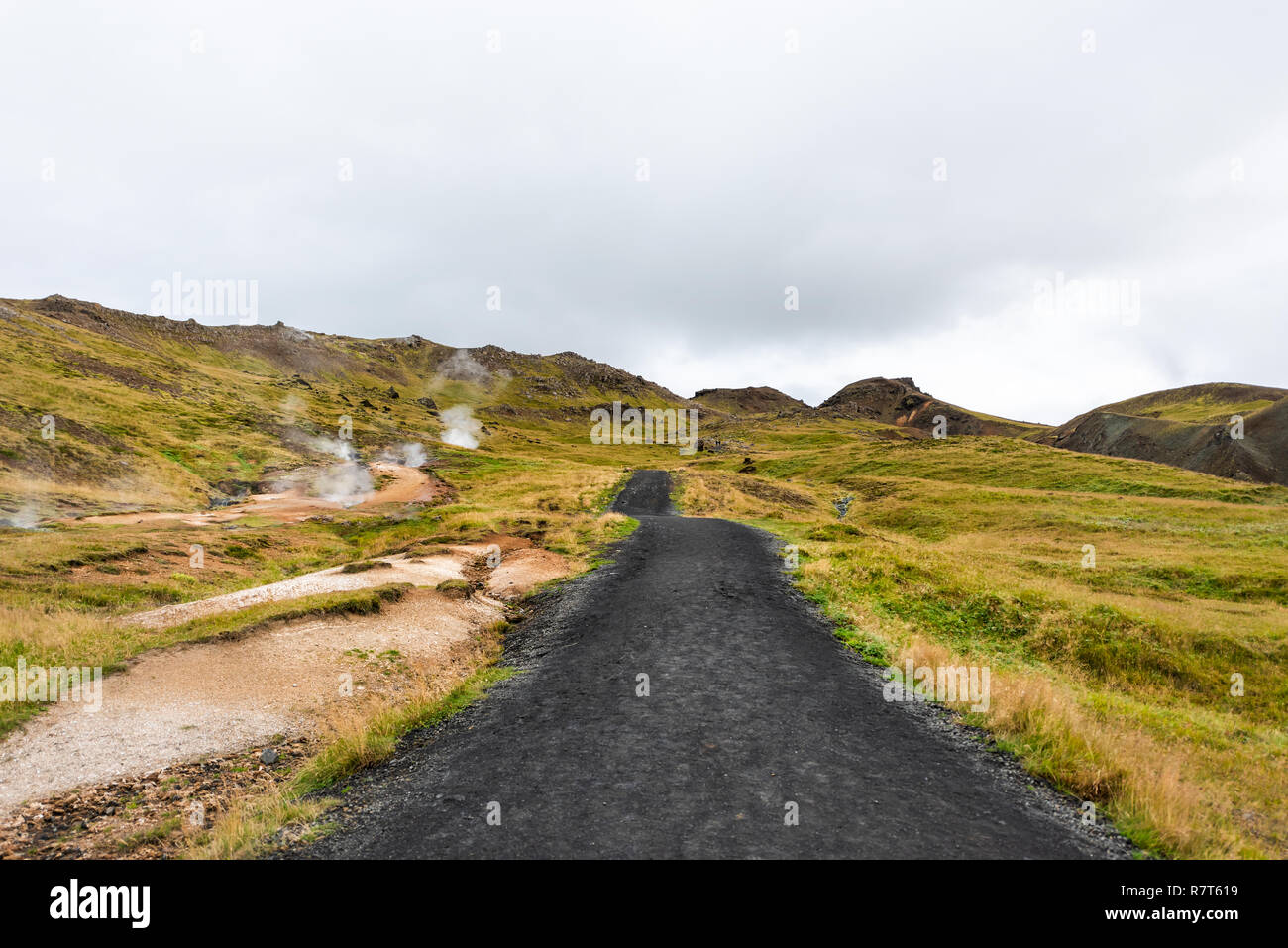 Hveragerdi geothermal park hi-res stock photography and images - Alamy