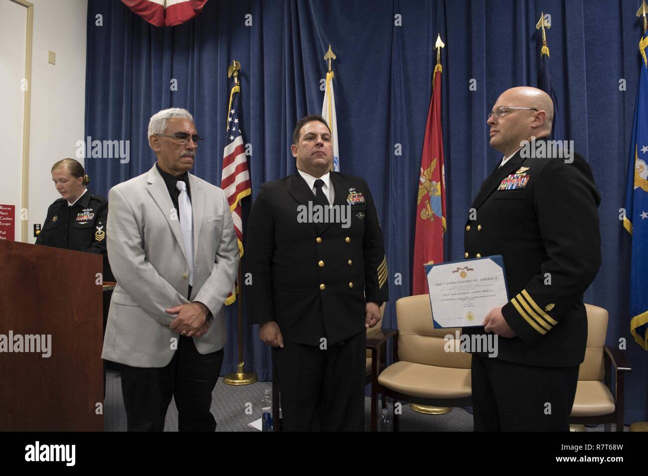PORTSMOUTH, Va. (March 31, 2017) Senior Chief Hospital Corpsman Thomas ...