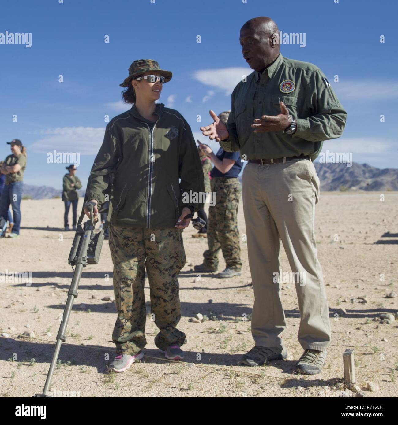 Melvin Harris, counter Improvised Explosive Device instructor, Marine ...