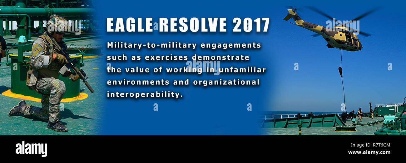 Exercise Eagle Resolve – Illustration Stock Photo - Alamy