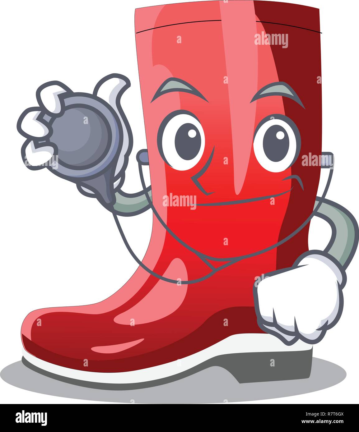 Doctor rubber boots in a agricultural cartoon Stock Vector Image & Art ...