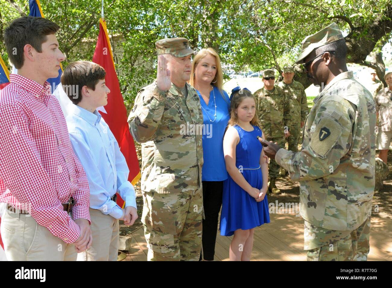 Maj. Gen. Lester Simpson, 36th Infantry Division Commanding General ...