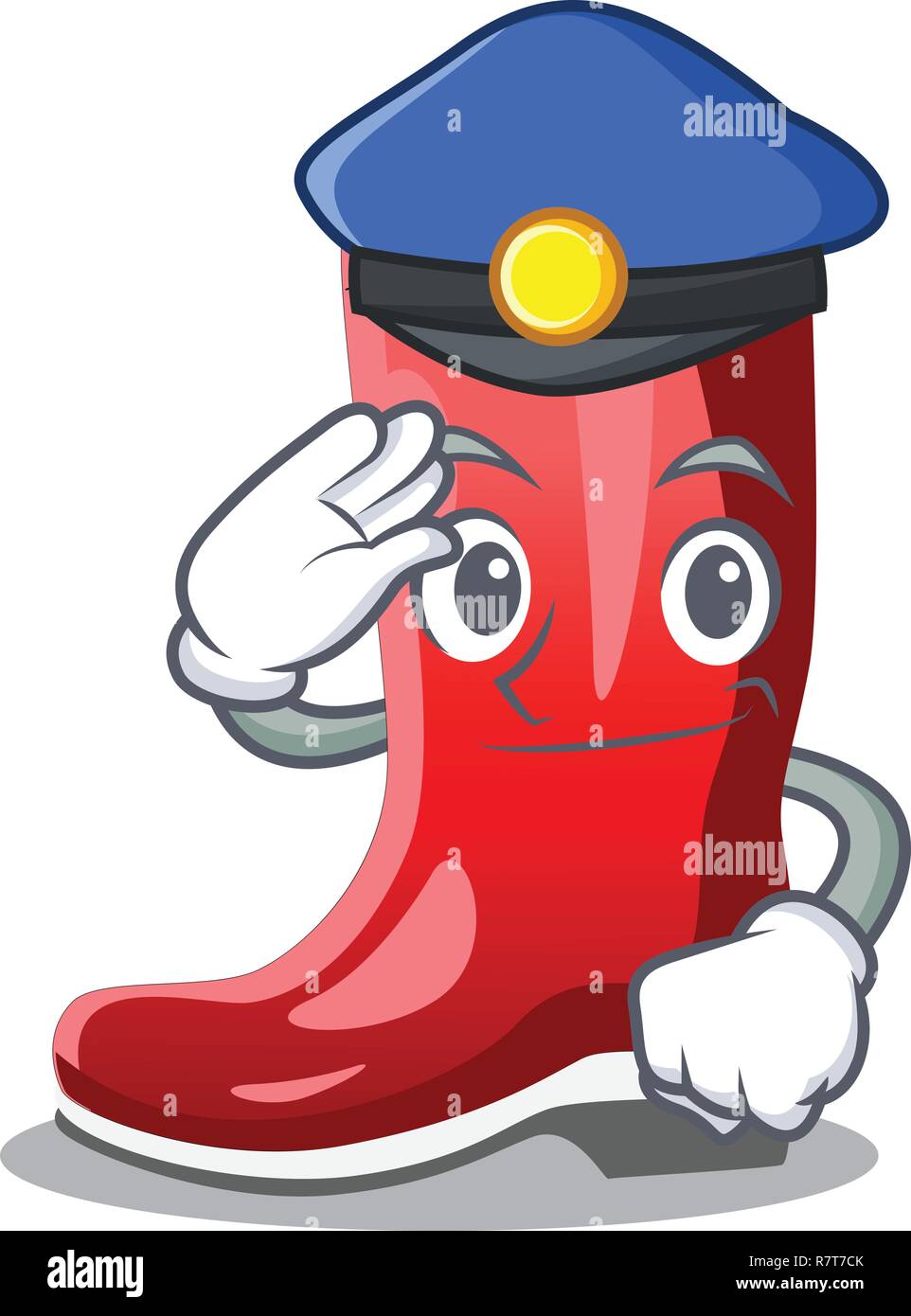 Police rubber boots in a agricultural cartoon Stock Vector Image & Art ...