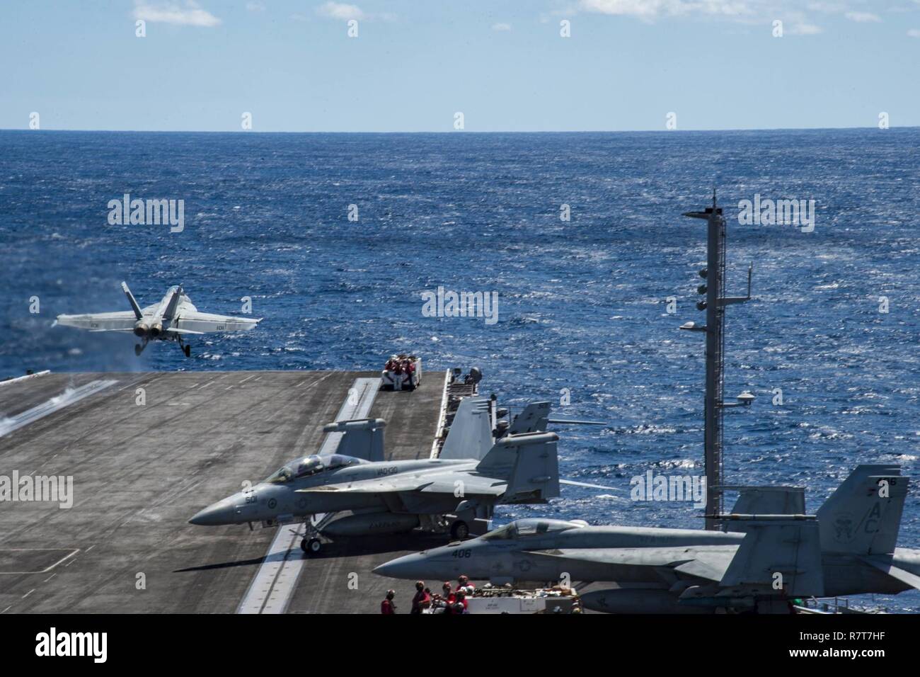 ATLANTIC OCEAN (April 3, 2017) The aircraft carrier USS Dwight D ...