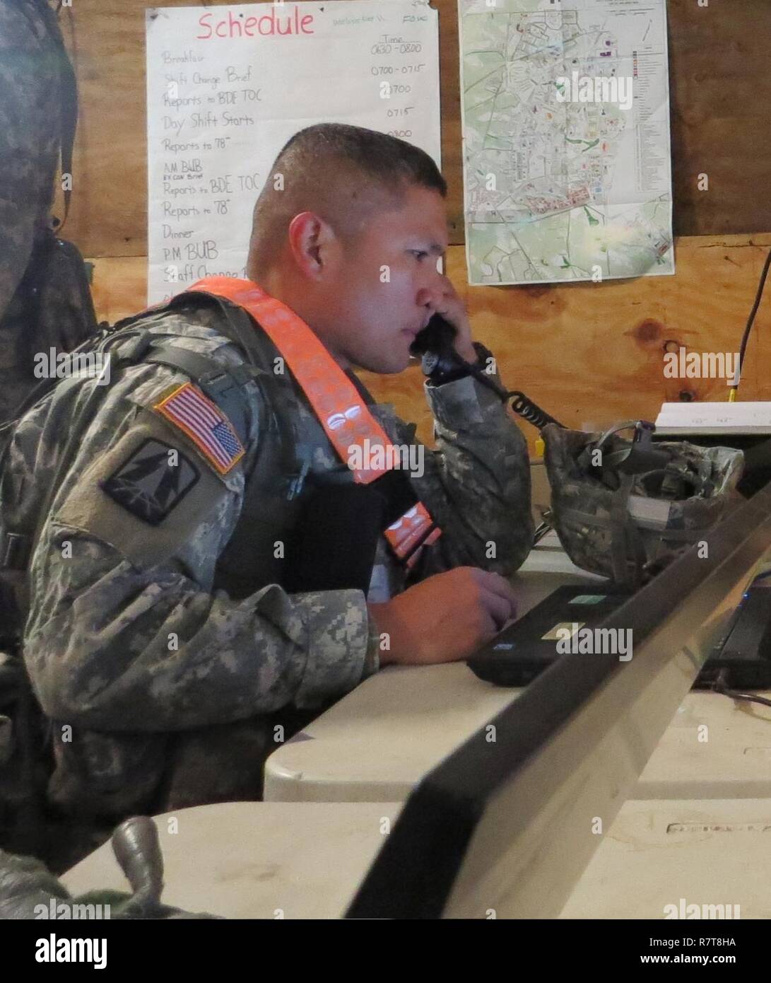 Military radio reception hi-res stock photography and images - Alamy