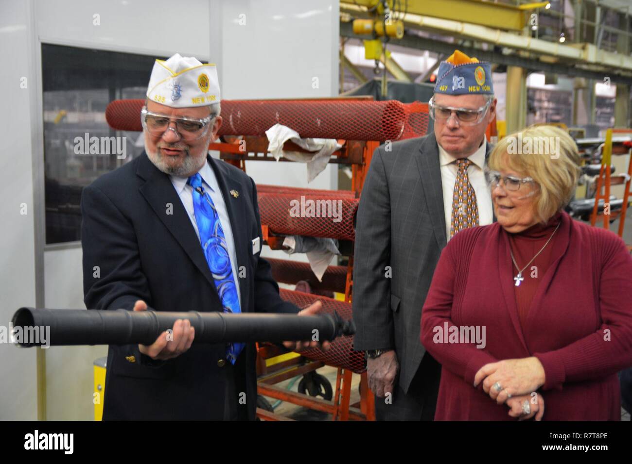 NY State American Legion Department Commander John Sampson checking out ...