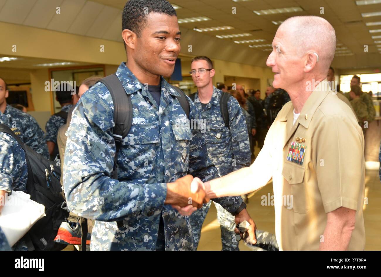 JACKSONVILLE, Fla. (April 2, 2017) – Capt. David Collins, Naval ...