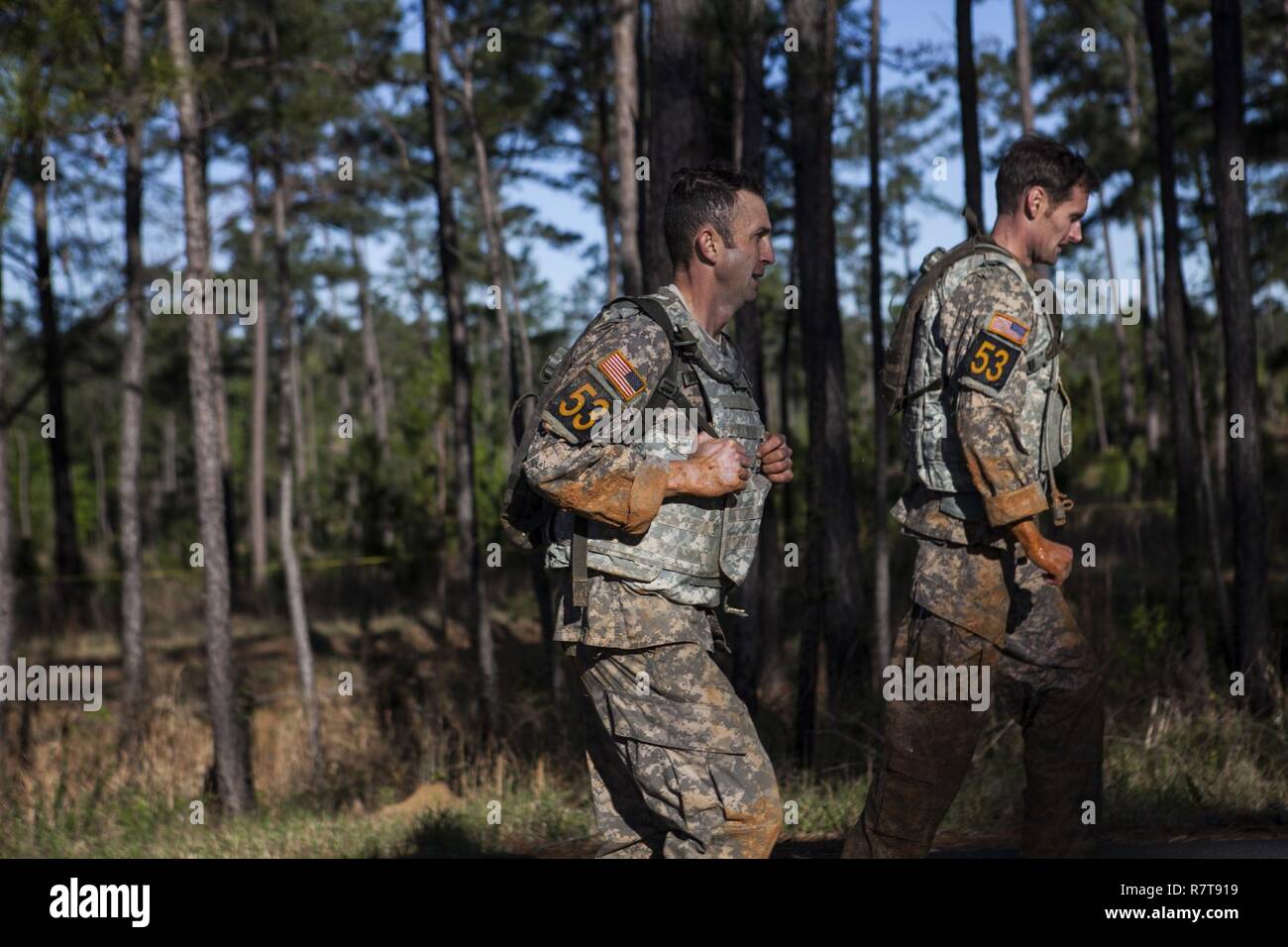 U.S. Army Rangers Capt. William Goldsworth and Capt. Raymond Kuderka ...