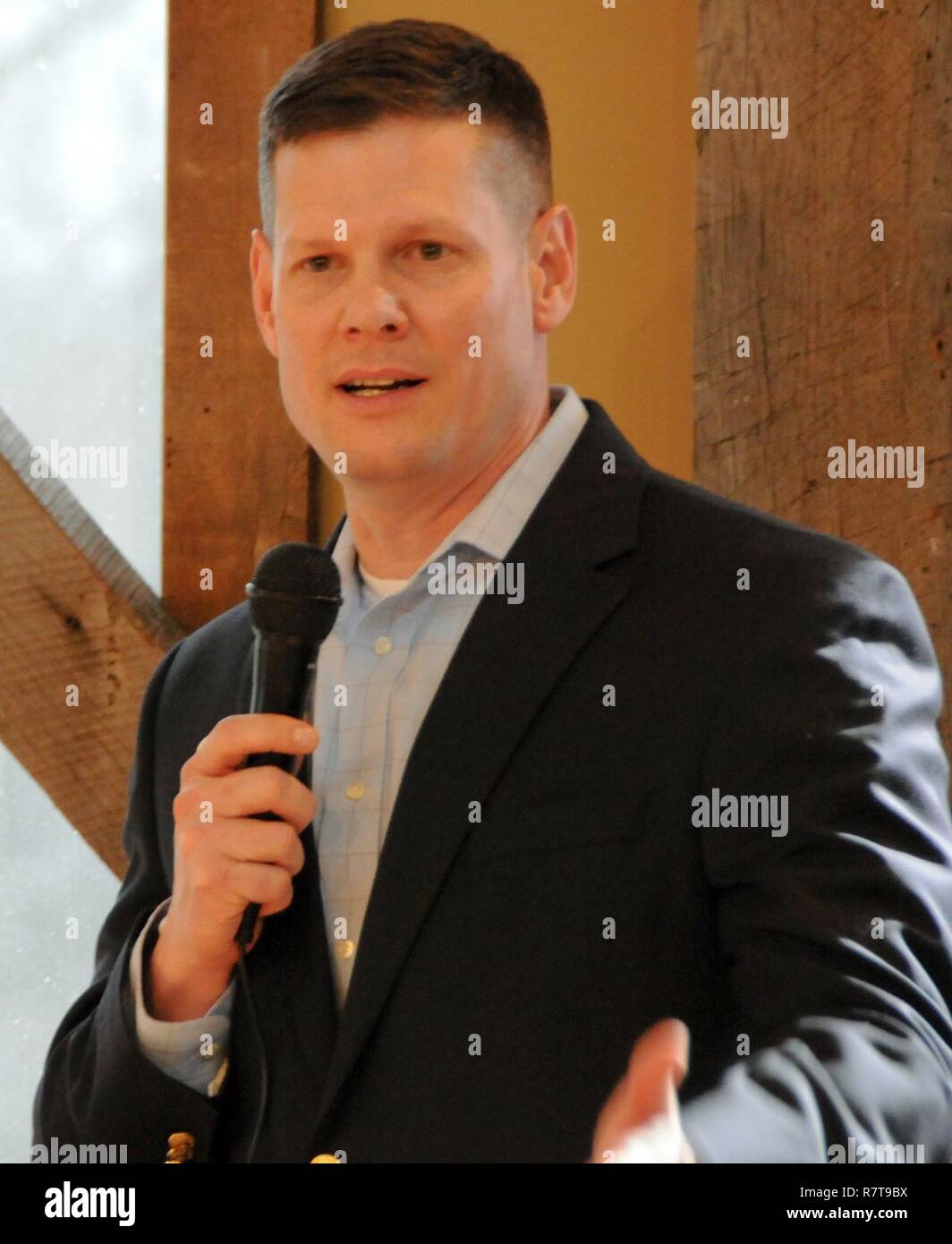 Army Col. Martin F. Klein, deputy commander of Joint Base McGuire-Dix ...