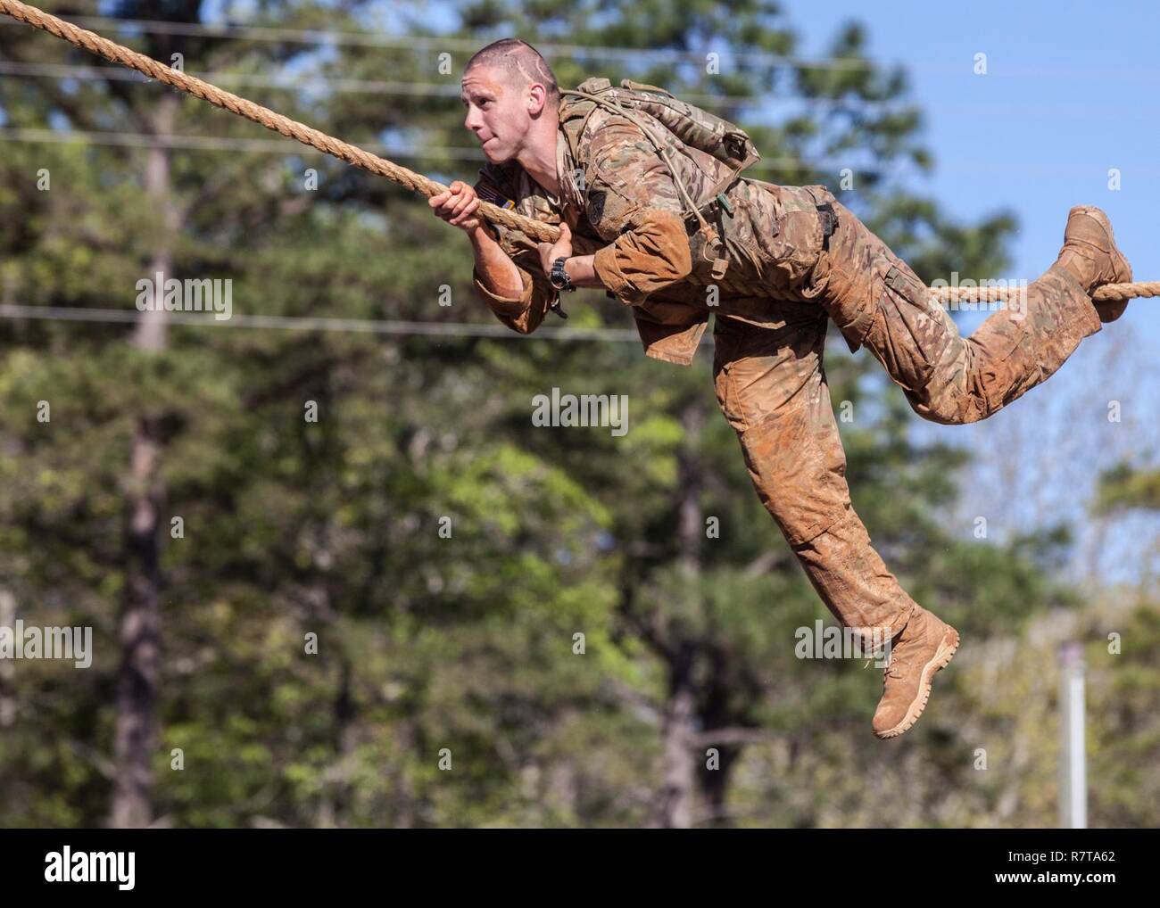 U.S. Army Ranger 1st Lt. Tyler Britt, assigned to the 3rd Cavalry ...