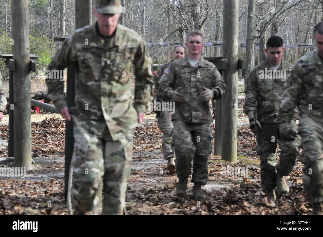 The MIRC Command Sergeant Major, CSM James Lambert leads from the front ...