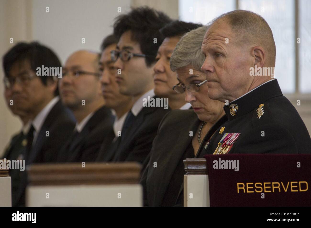Commandant of the Marine Corps Gen. Robert B. Neller attends the ...