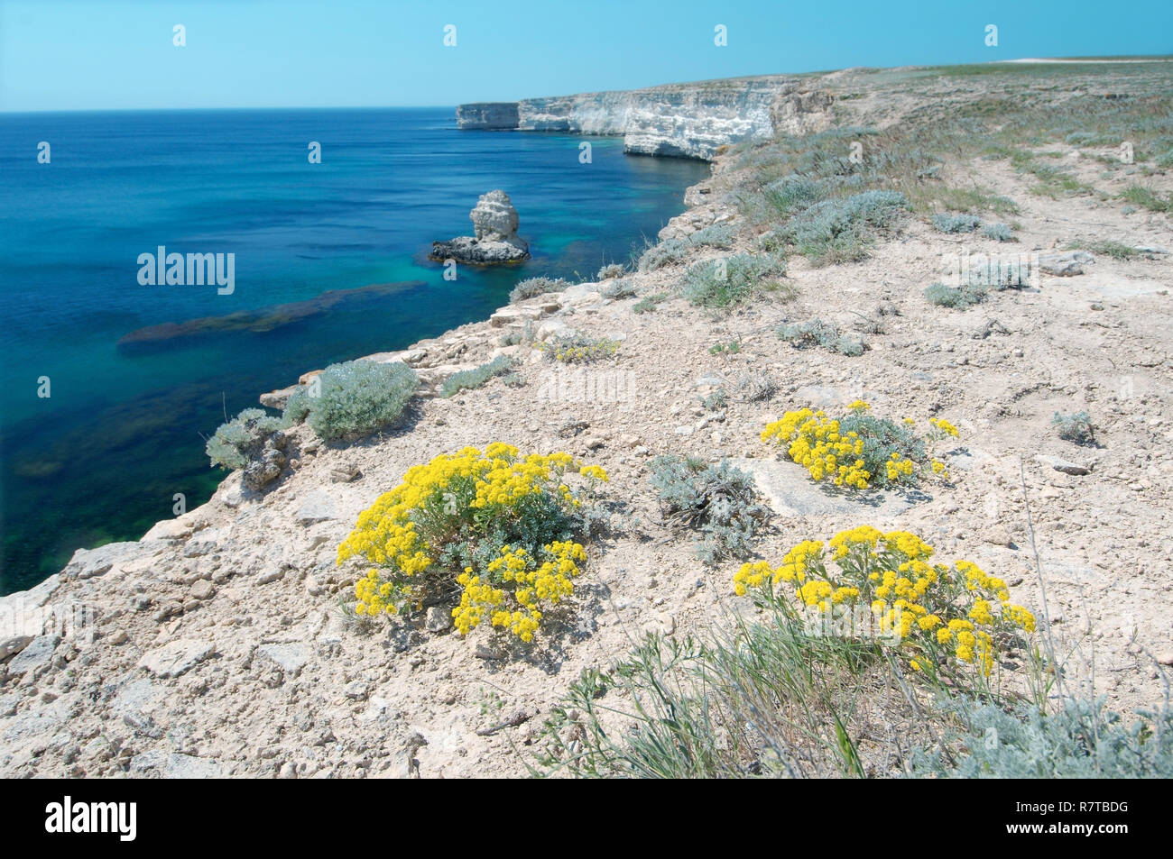 Coastline, Tarhankut Cape, Crimea, Ukraine Stock Photo - Alamy