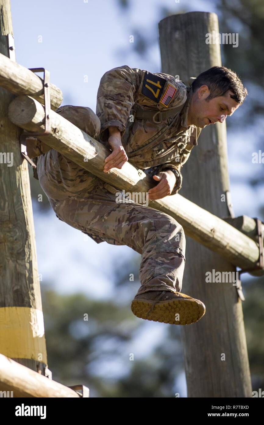 U.S. Army Ranger Staff Sgt. John Buckles, from the 82nd Airborne ...