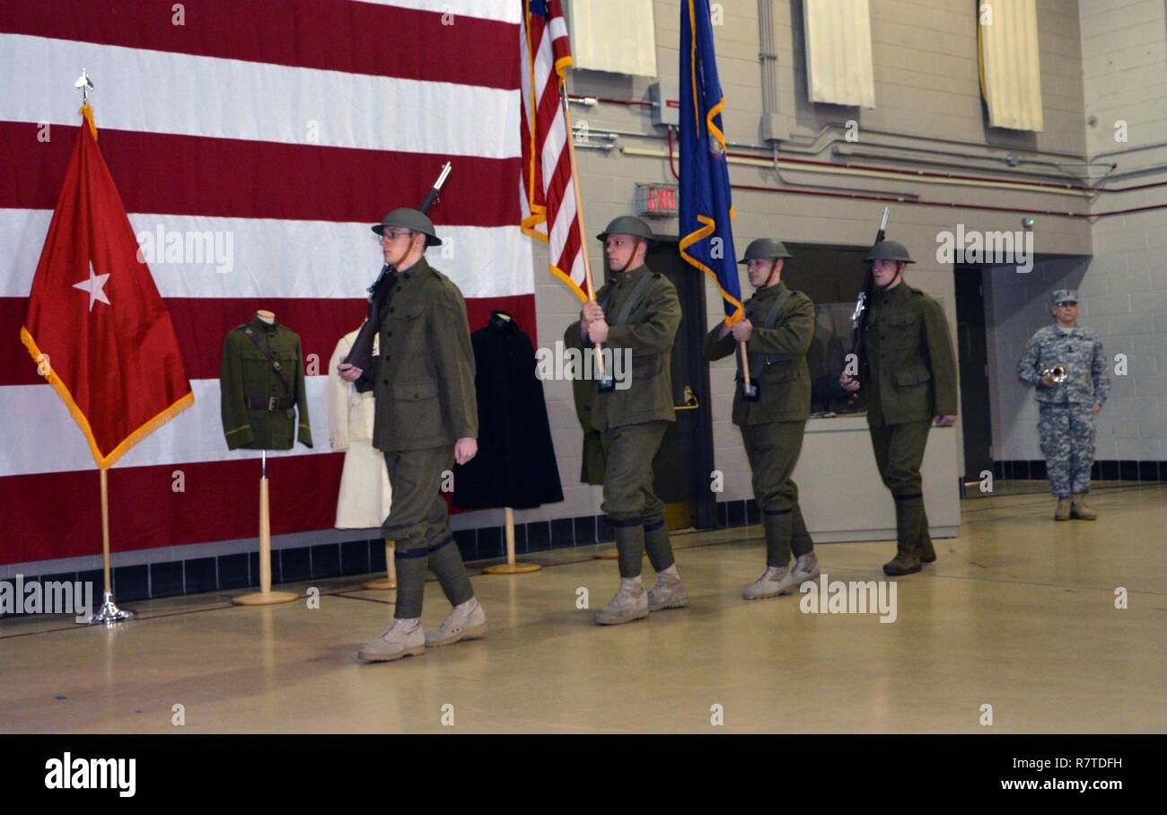 LATHAM, N.Y. -- Sgt. 1st Class Brian Swanhall stands by to play Taps as ...